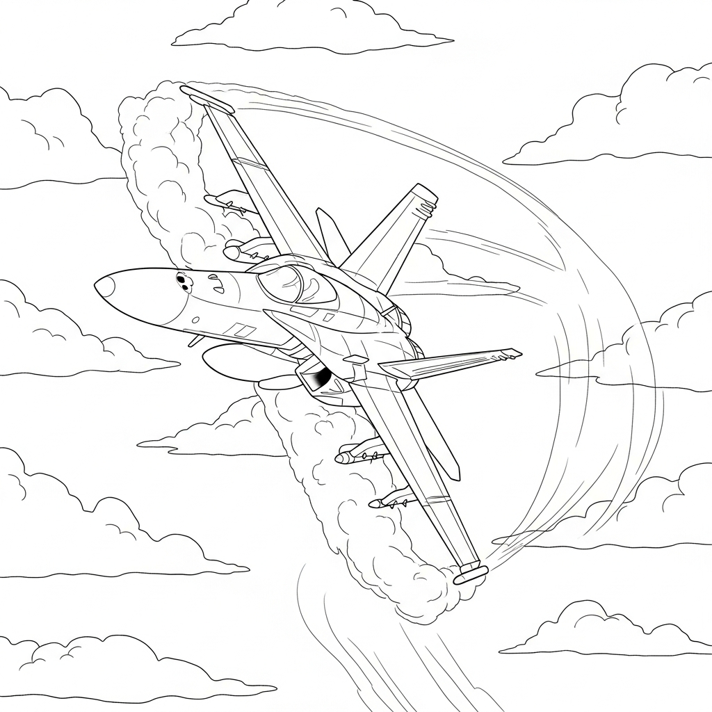 f18 line drawing