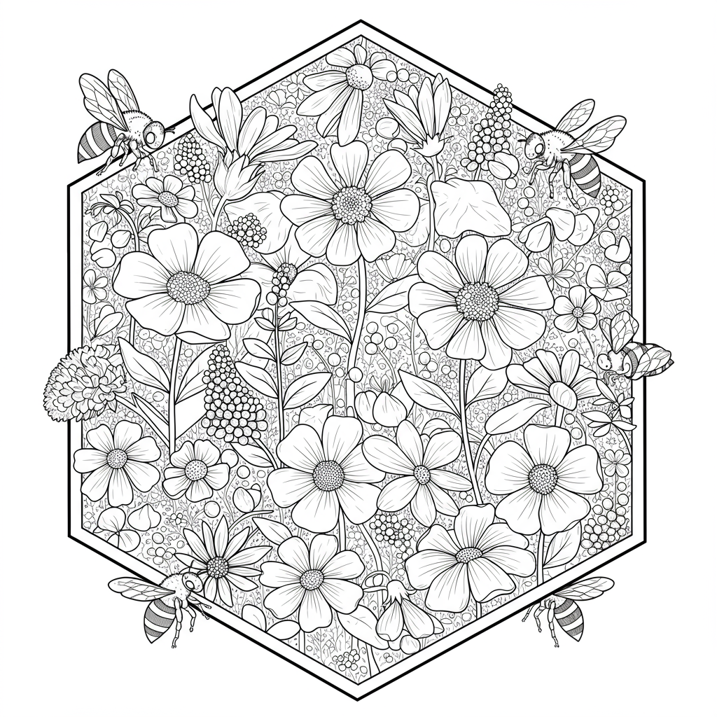 hexagon colouring