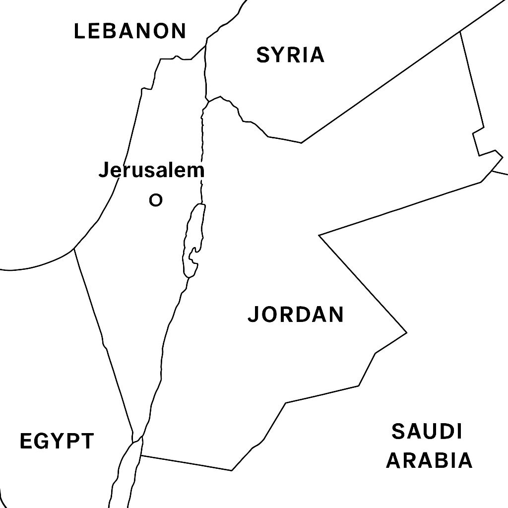 Middle East Map Coloring Page Blank Map Of Mesopotamia For Labeling