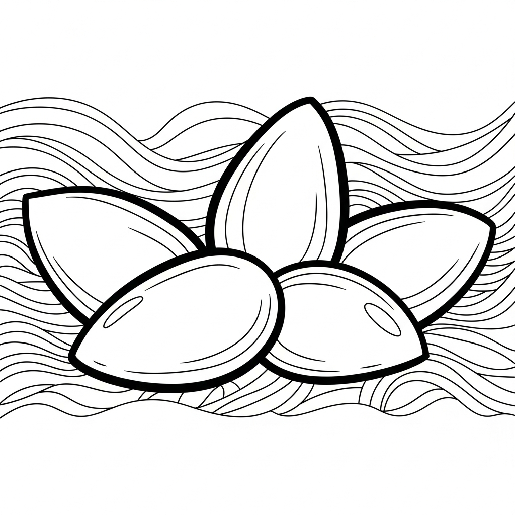 Nut Coloring Page