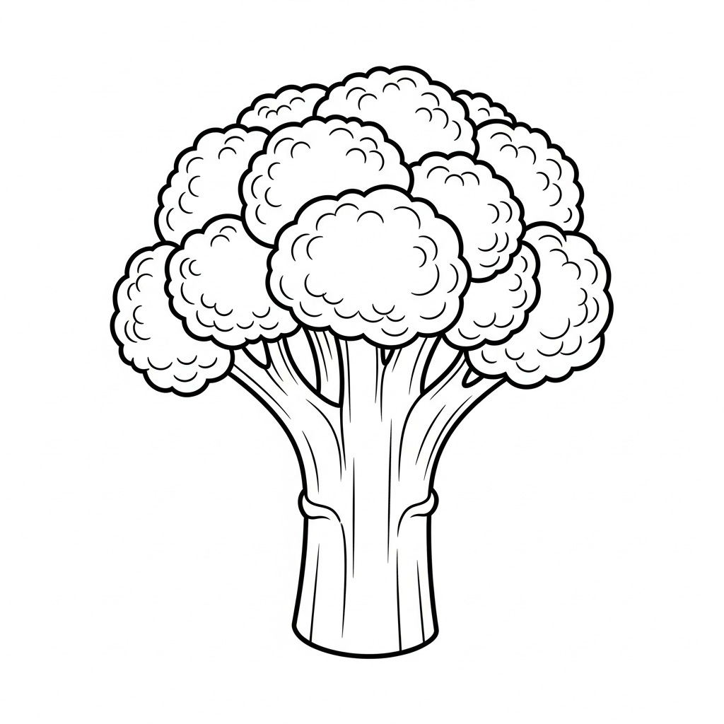 broccoli clipart simple