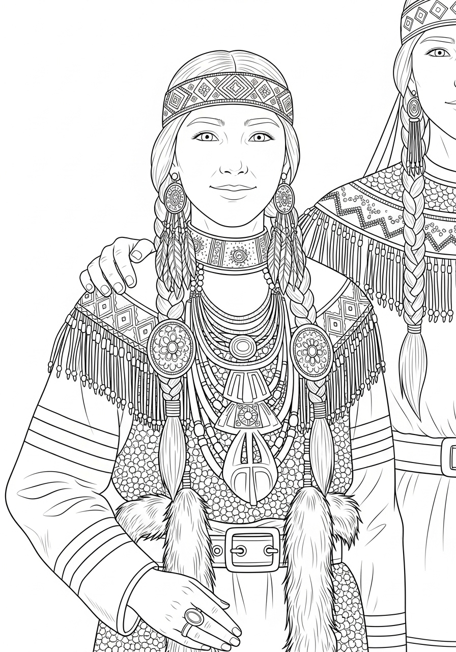 traditional coloring