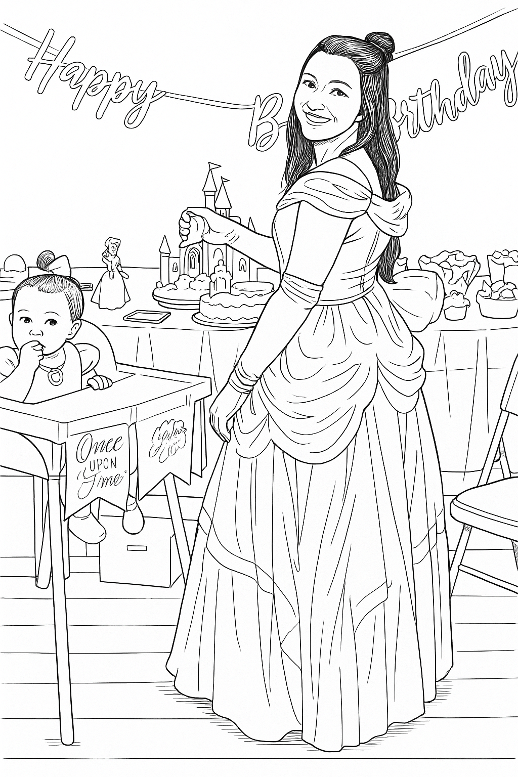 Princess Tea Party Coloring Pages Tea Party Coloring Pages | Coloring