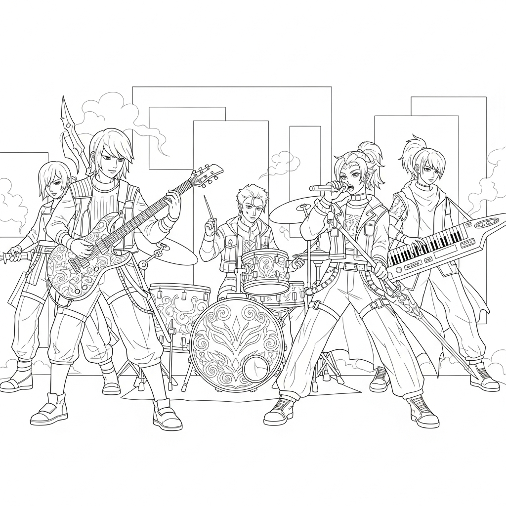 american idol coloring page