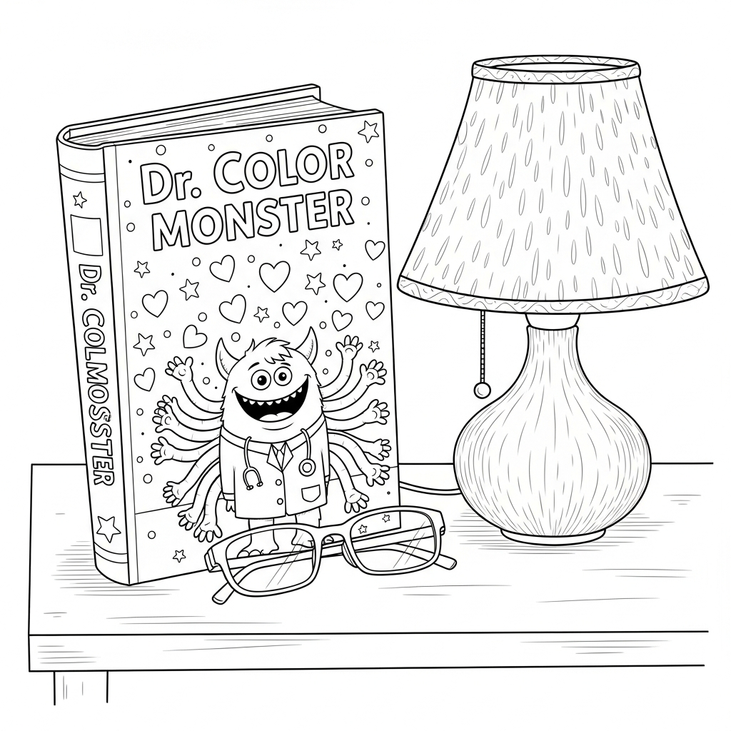 white colour monster