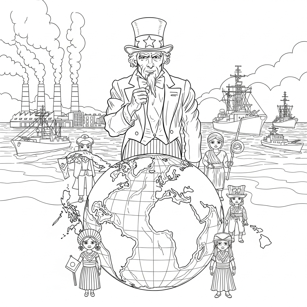 Printable People Map Coloring Pages Coloringpagebookcom