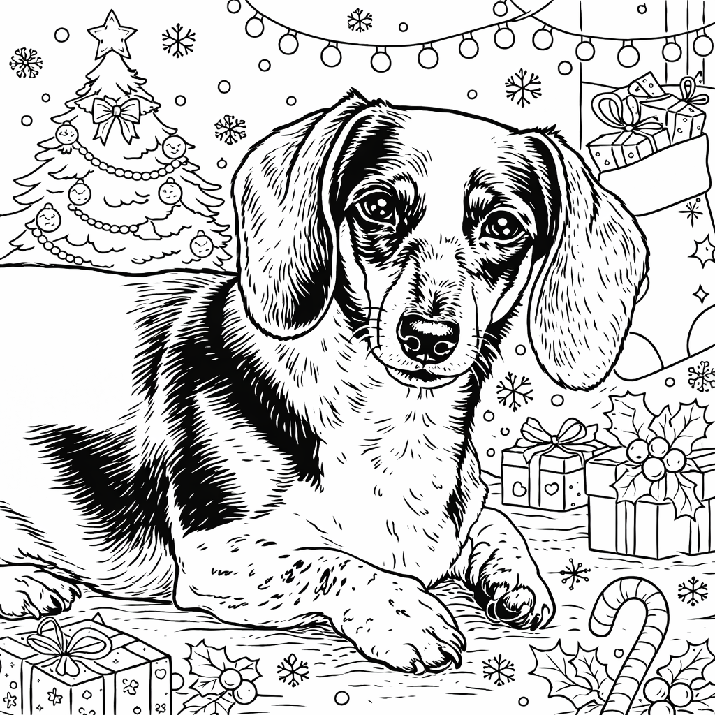 Weiner Dog Puppies Coloring Pages Dachshunds Coloring Pages | Made By
