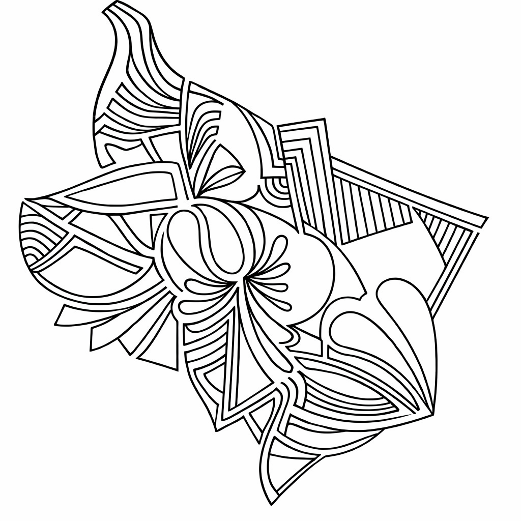 interlocking shapes art