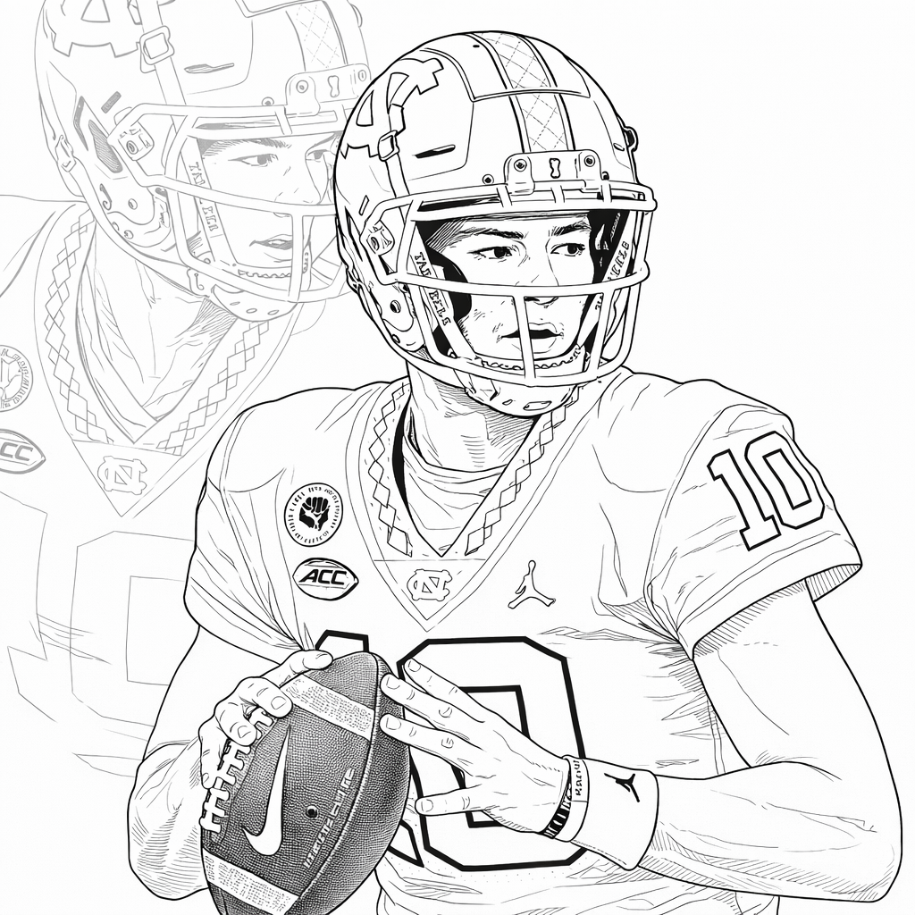 quarterback drawing