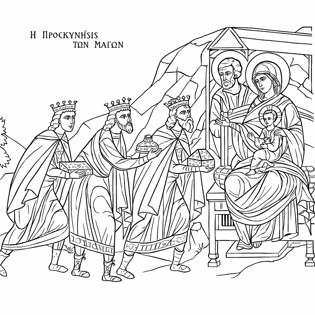 epiphany colouring sheets